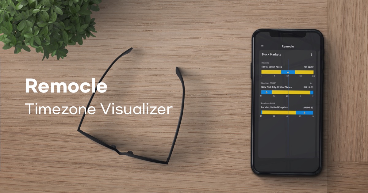 Remocle - Timezone converter & visualizer